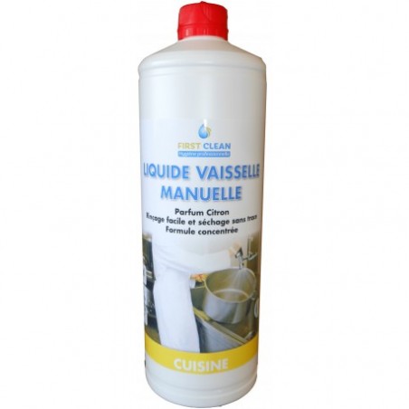 Liquide vaisselle CLEAN PLONGE CITRON 8% - Bidon de 1L