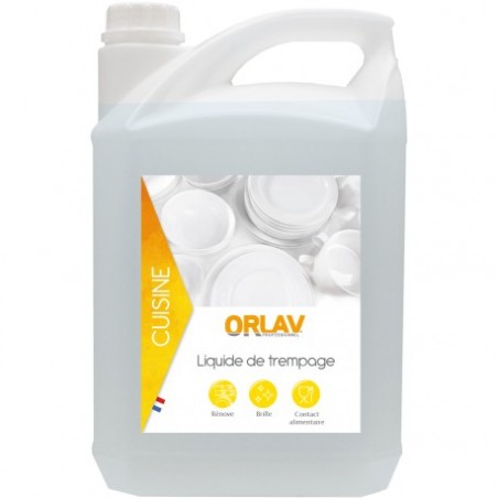 Liquide de trempage vaisselle ORLAV® - Bidon de 5L